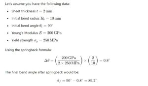 Understanding Springback In Sheet Metal Bending - SC Machinery