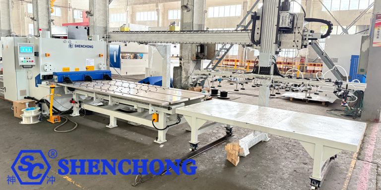 จำหน่ายเครื่องตัดโครงถักแบบป้อนด้านหน้าคานเดี่ยว SC - SC Machinery